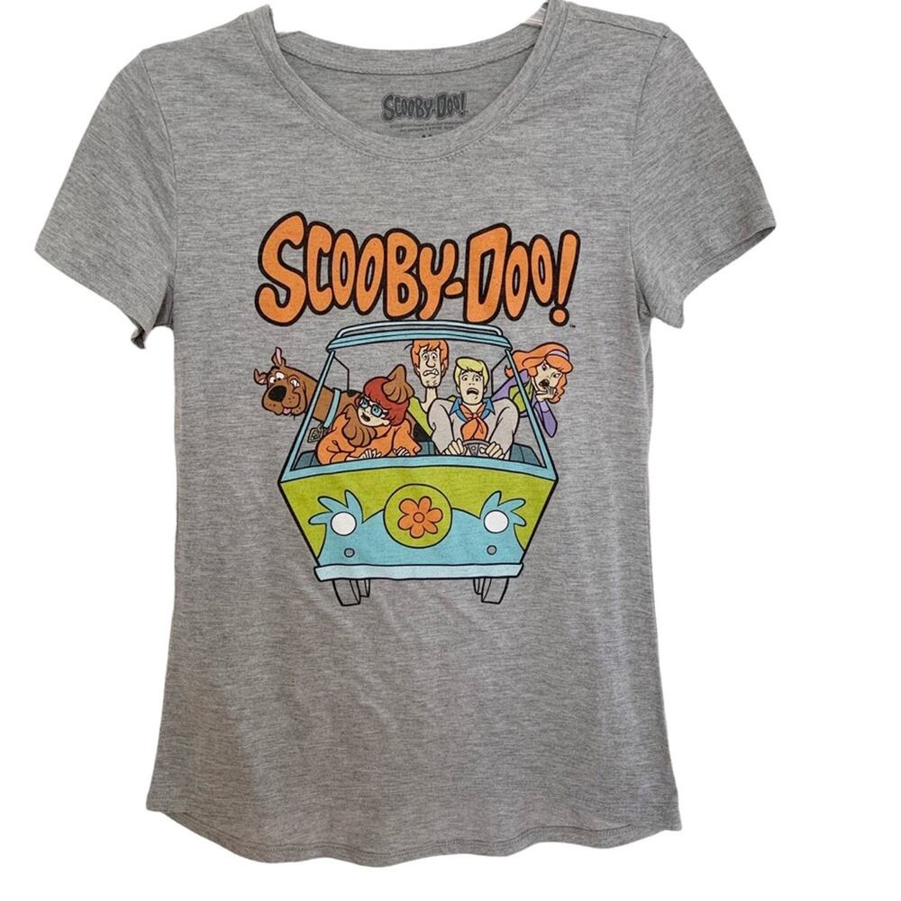 Vintage Scooby Doo Grey Mystery Machine Graphic Tee M… - Gem